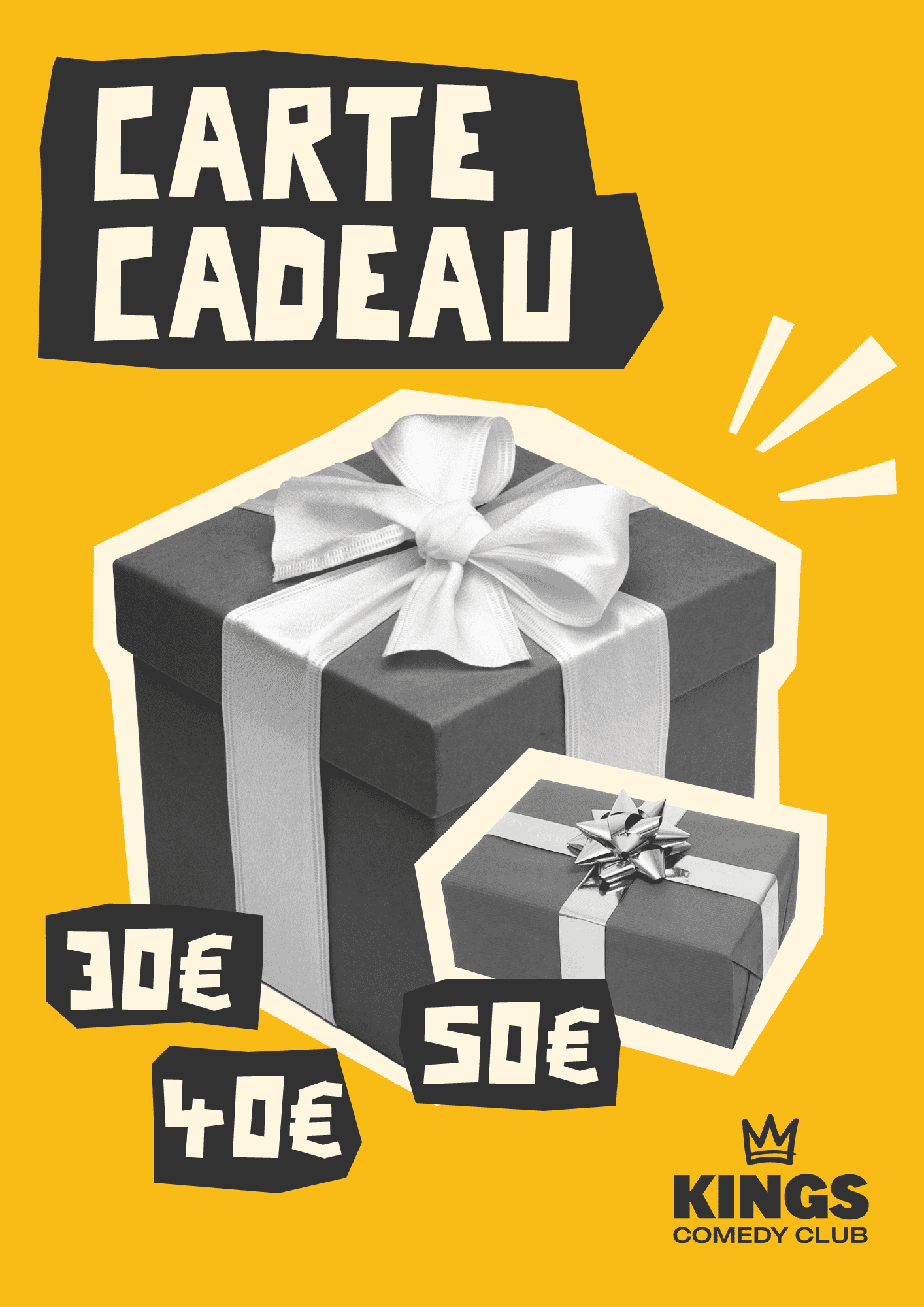 Cartes Cadeaux - Kings | Comedy Clubs